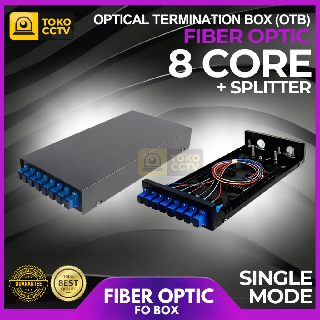 OTB 8 CORE SC UPC / ODF/ FTTH SINGLE MODE / FIBER OPTIC TERMINAL BOX ...