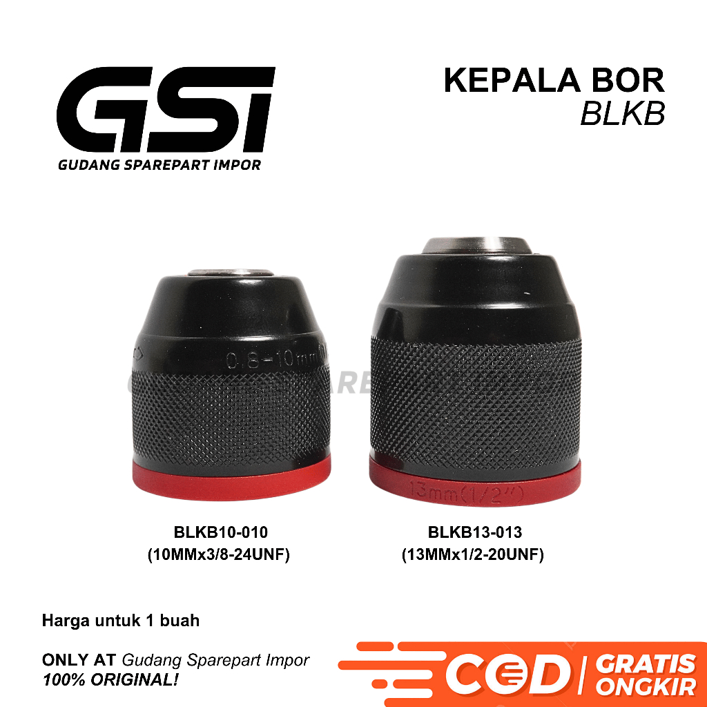 BULL Drill Chuck 10 มม.และ 13 มม.ล็อคเดี่ยว / เจาะ Chuck Keyless ด้าย ...