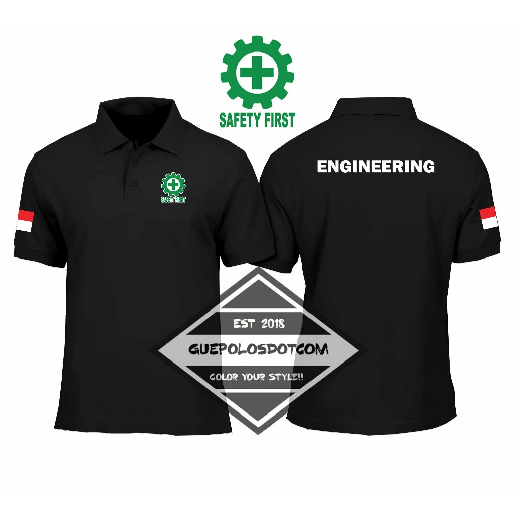 ENGINEERING Safety First COLLAR POLOSHIRT - ENGINEERING Safety First ...