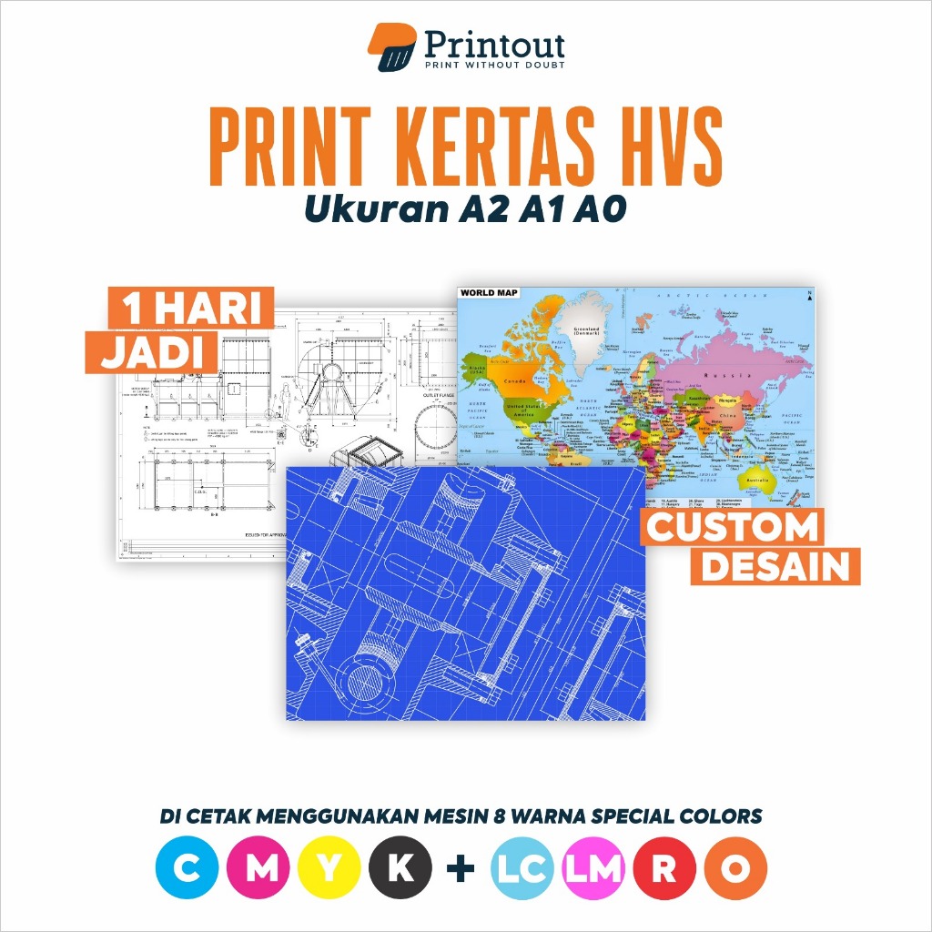 Printout Print HVS | ขนาด A2, A1, A0 | ออกแบบ HVS ฟรี | Shopee Thailand