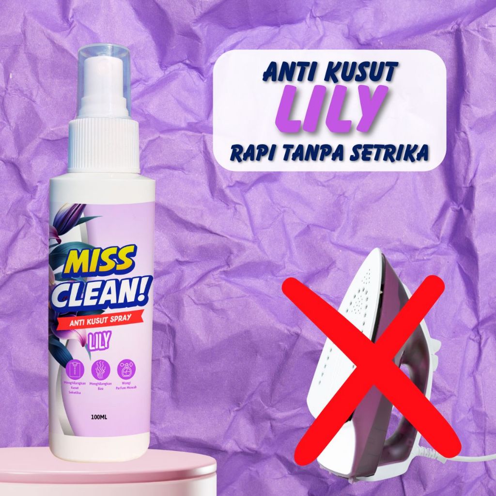 MISS CLEAN Anti-Tangle Lily Aroma | Shopee Thailand