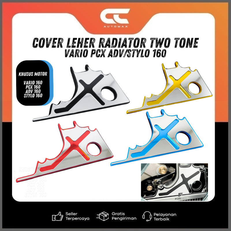HONDA VARIO 160 PCX ADV STYLO 160 TWO TONE RADIATOR ฝาครอบคอ GARNISH ...