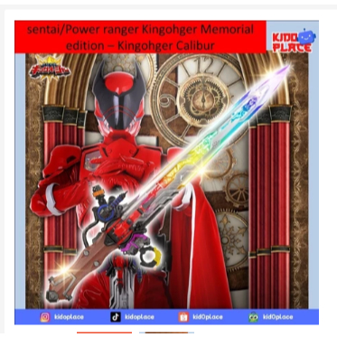 โซ่/พลังเรนเจอร์ Kingohger Ohger Calibur - Memorial Edition | Shopee ...