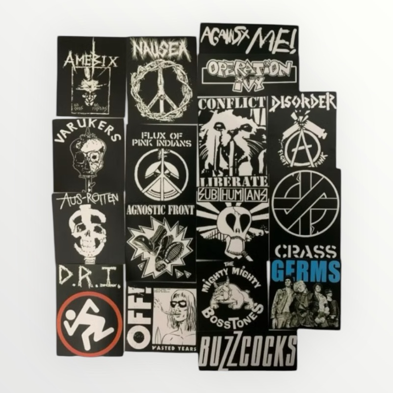 Anarcho Punk Band sticker Pack (บรรจุ 16 ดวง) | Shopee Thailand