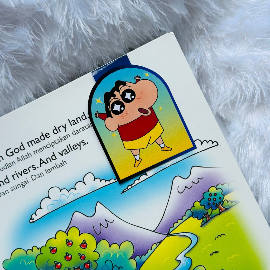 Magnetic Bookmark Crayon Shinchan - ที่คั่นหนังสือตัวละครการ์ตูนน่ารัก ...