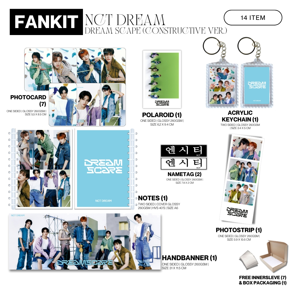 Fankit NCT DREAM SCAPE (CONTAINS 14 รายการ) SHANDS TTD KPOP IDOL KOREA ...