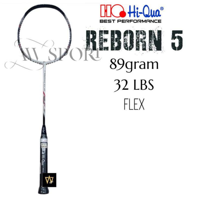 ไม้แบดมินตัน Hi-qua REBORN 5 ไม้แบดมินตันของแท้ HIQUA | Shopee Thailand