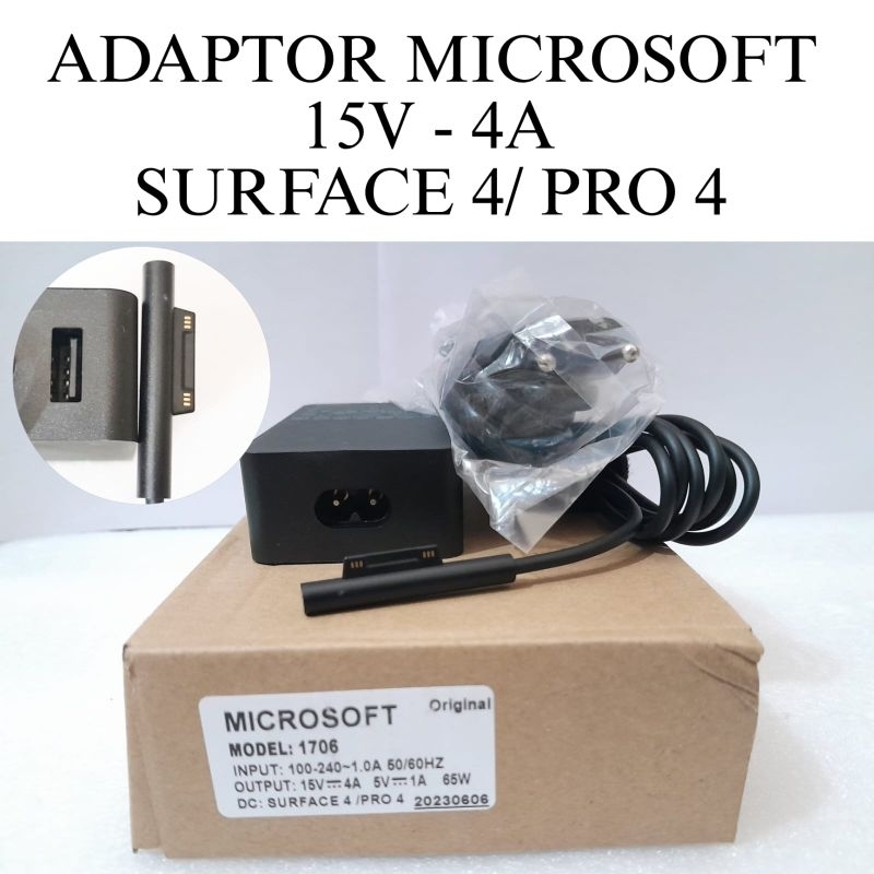 MICROSOFT SURFACE ADAPTER 15V-4A, 12V-2.58A, 12V-3.6A Original ...