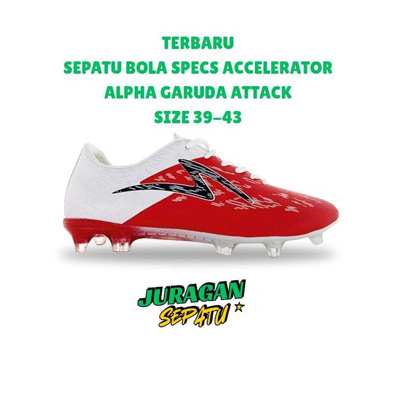 LATEST Specs Accelerator Alpha Garuda Attack รองเท้าฟุตบอล SIZE 39-43 ...