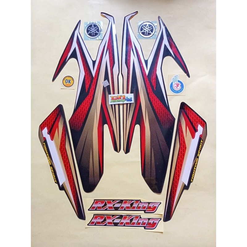 Striping Lies RX-King 2005 ครบชุด + สติ๊กเกอร์ RX-King สัญลักษณ์ Bonus ...