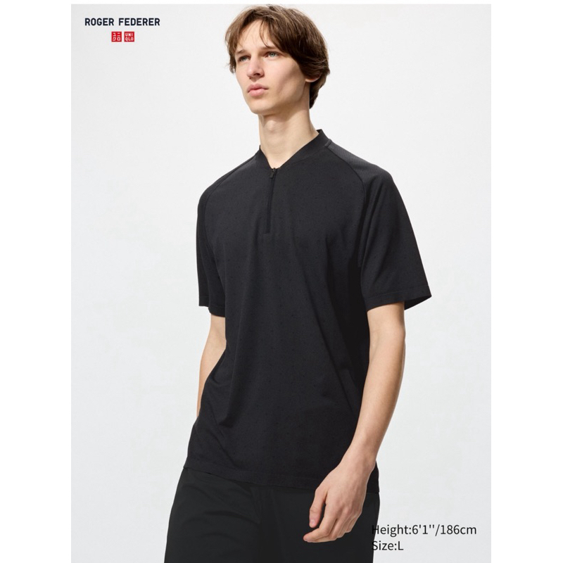 เสื้อโปโลผู้ชาย Roger Feder UNIQLO | Shopee Thailand