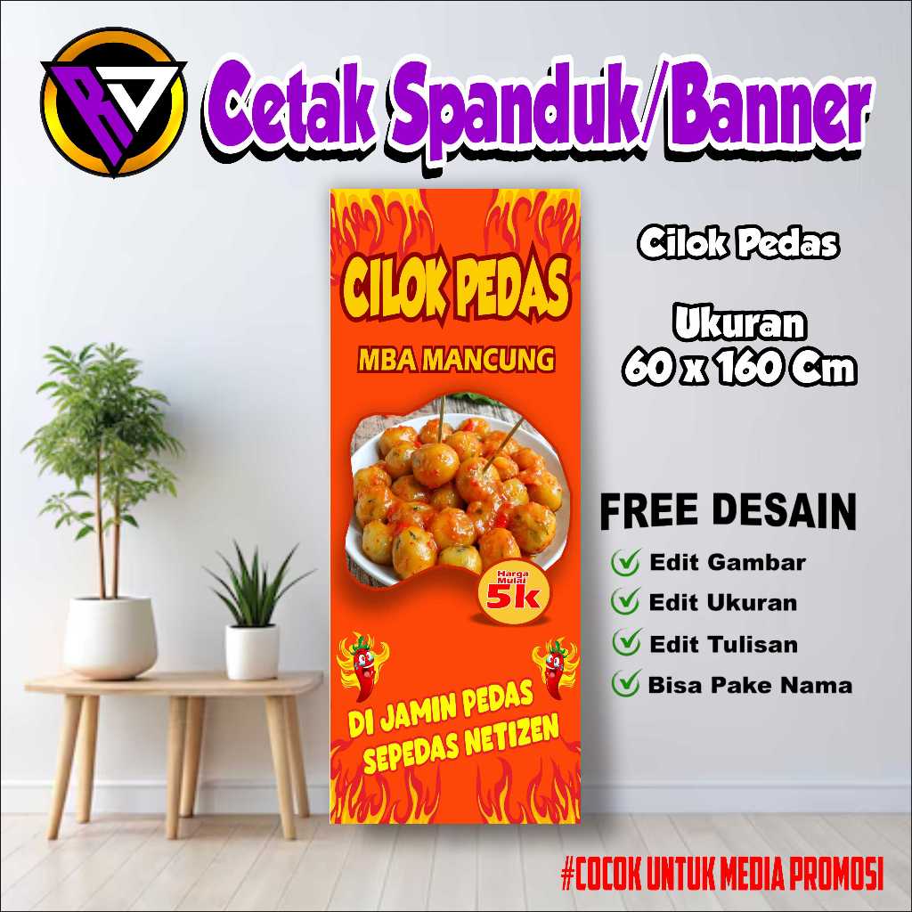 SPICY CILOK BANNER BANNER | Shopee Thailand