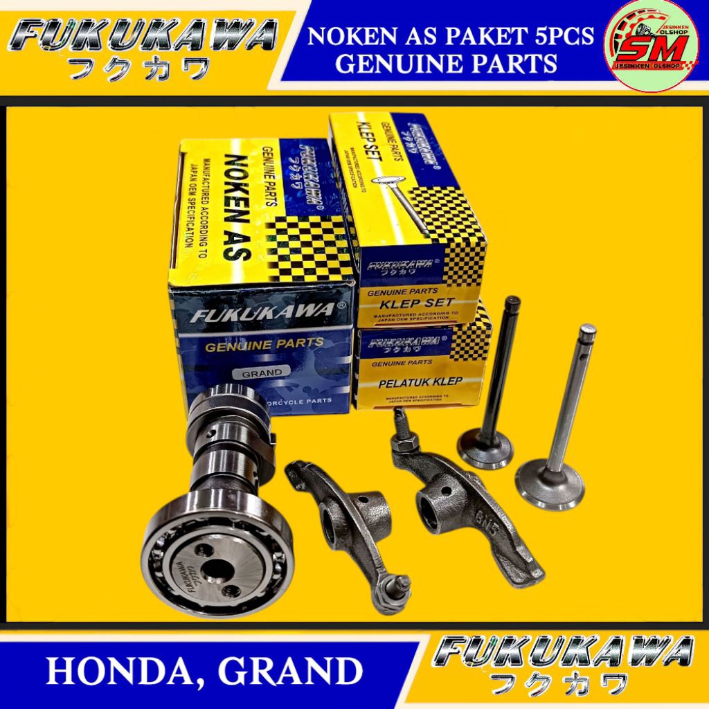 Noken As ร่มวาล์ว Trigger Kep Package 5 ชิ้น Honda Grand Fukukawa ...