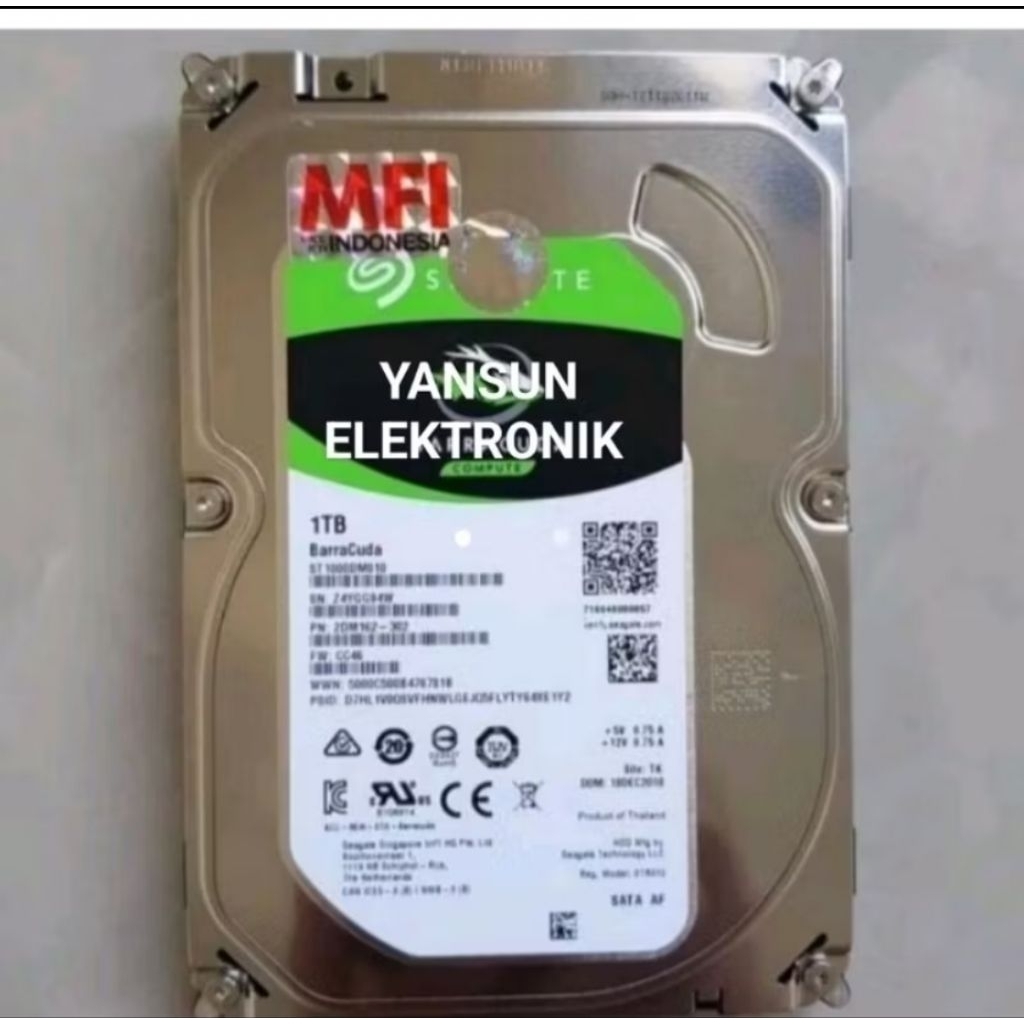 ต้นฉบับ 1TB / 1000GB 3.5" INTERNAL HARD DISK, CCTV HDD, PC HDD | Shopee ...