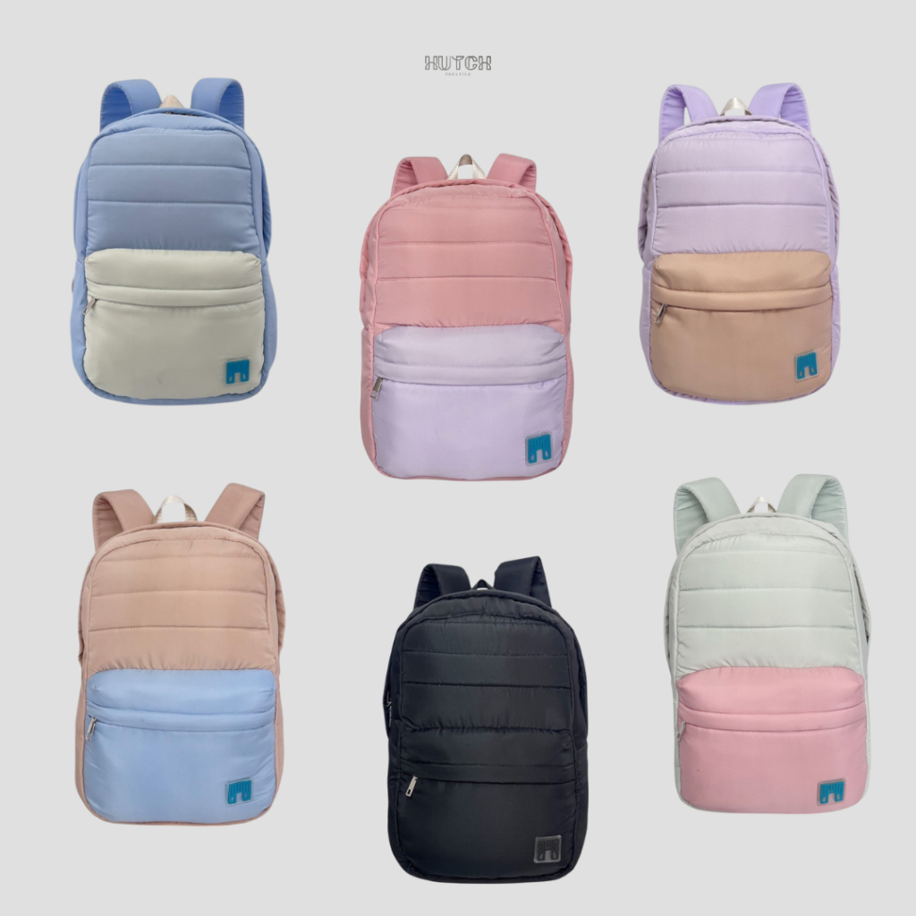 HUTCH MILK Puffy Backpack - HUTCH กระเป๋าเป้ผู้หญิงอเนกประสงค์ | Shopee ...