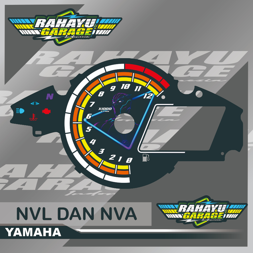 CUSTOM SPEEDOMETER BOARD yamaha vixion nvl nva แผง SPEEDOMETER yamaha ...