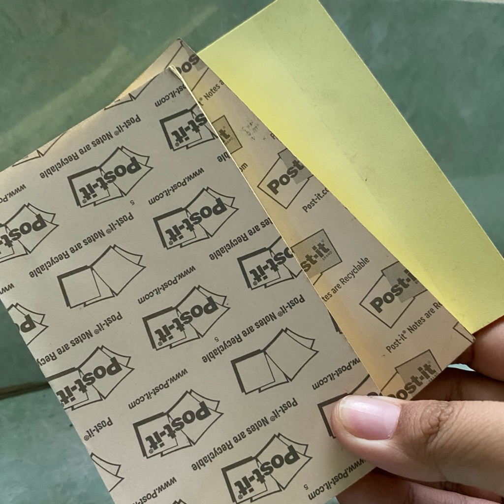 แพ็คเกจ 3 ชิ้น Sticky Note Post it 3M 655 ขนาด 73 มม. x 123 มม. iai ...