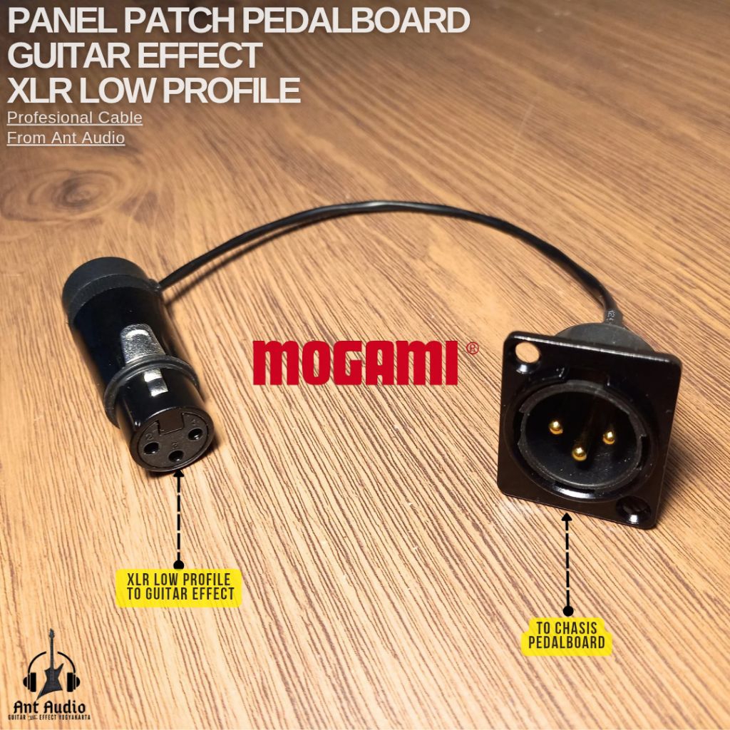 XLR Low Profile Mogami Japan Guitar Effect Pedalboard Patch Panel ...