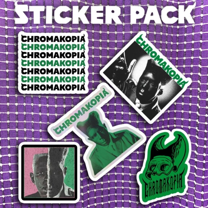 Tyler The Creator Vol 2 Chronopia Sticker แพ็คไวนิลกันน้ํา 5 ชิ้น ...