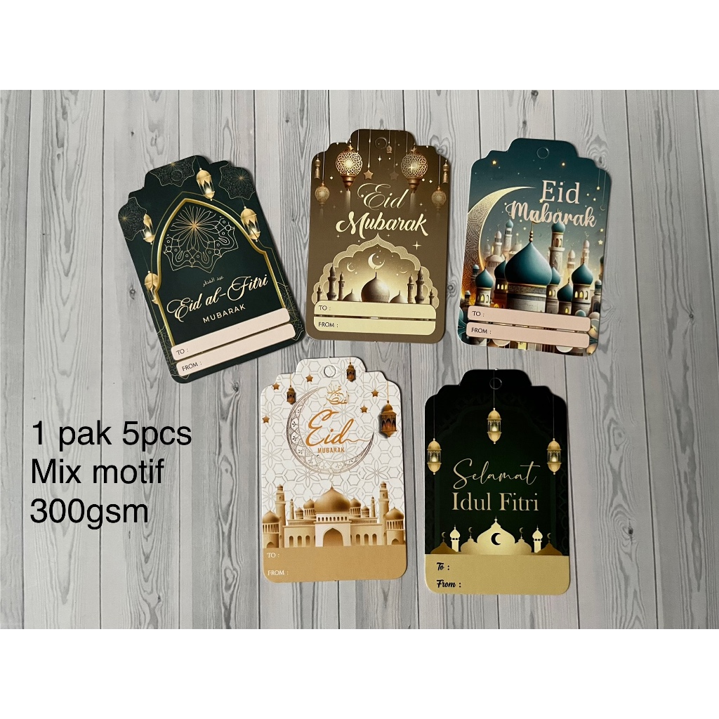 ป้าย Eid 5 ชิ้น ป้ายห้อย Eid al-Fitr | Shopee Thailand