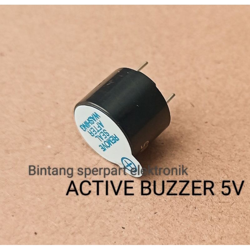 Active BUZZER 5V AKTIVE BUZZER 5VOLT ACTIVE PIEZO BUZZER 5V NADA เสียงระดับเสียงลําโพง BUZZER 5 ...