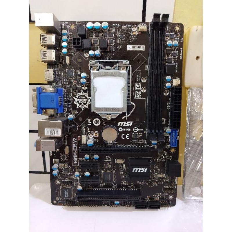 Mobo H81 MSI DDR3 GEN 4 LGA 1150 พร้อมที่จะใช้ SMOOTH | Shopee Thailand