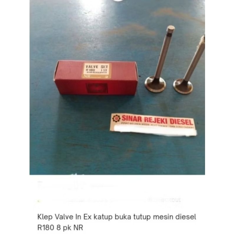 Mesin Valve In Ex Valve เปิดและปิดวาล์วสําหรับเครื่องยนต์ดีเซล R180 8pk ...