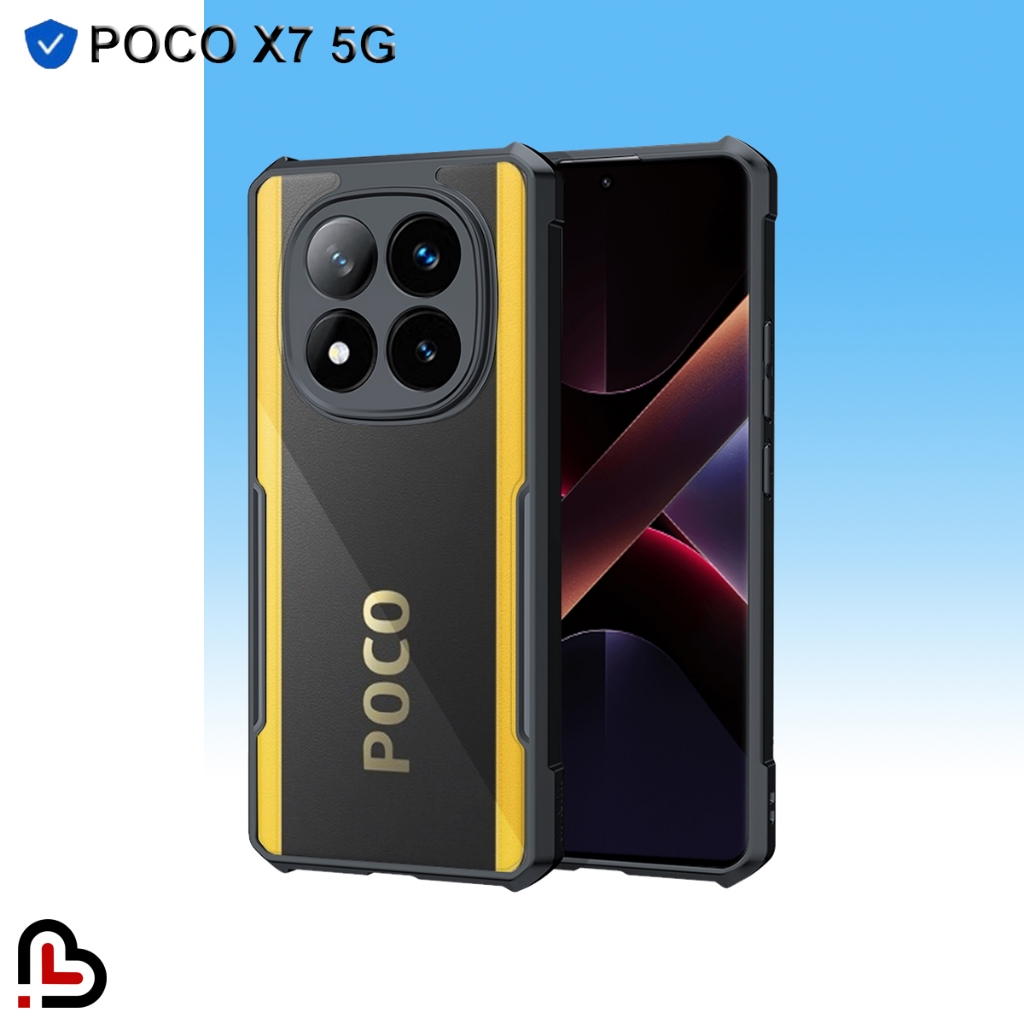 Hardcase Poco X7 5G กันกระแทกโปร่งใสป้องกันกล้อง | Shopee Thailand