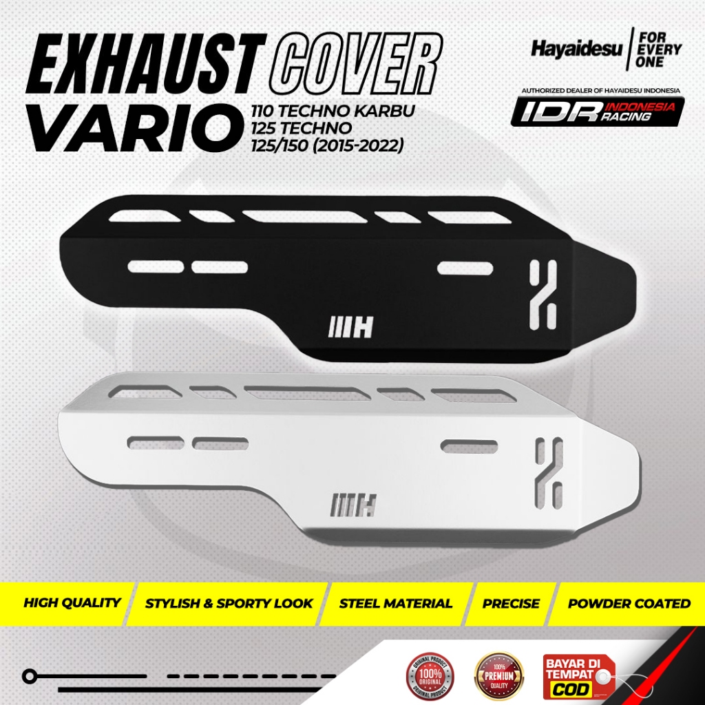 ฝาครอบท่อไอเสีย Honda VARIO Techno 110 Karbu Shield, VARIO 125 - 150 ฝา ...