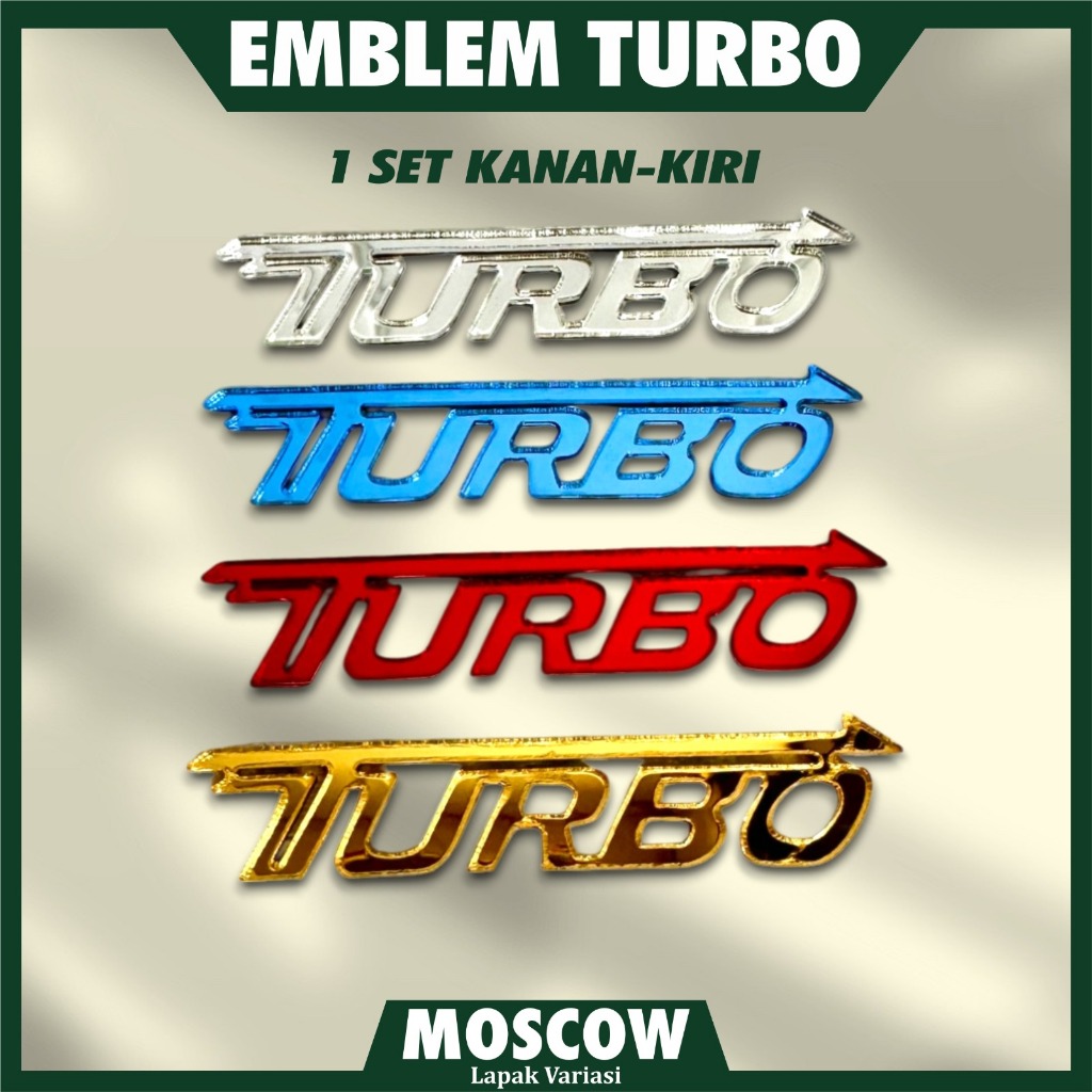 Variations OF NMAX TURBO EMBLEMS 3D SET 2 ชิ้น ซ้ายขวาขวาขวา ACRYLIC ...