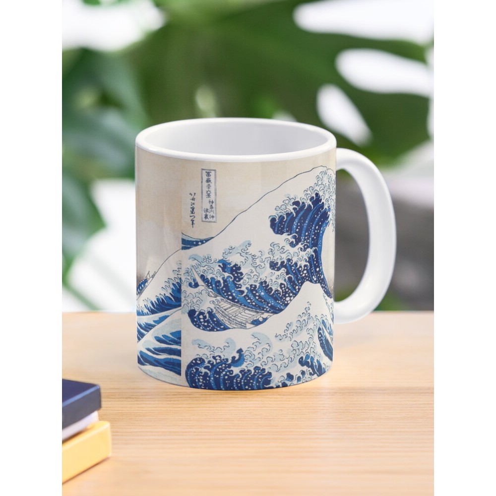 Haokusais Under the Wave off Kanagawa (1830-1833) แก้วกาแฟญี่ปุ่นวินเทจ ...