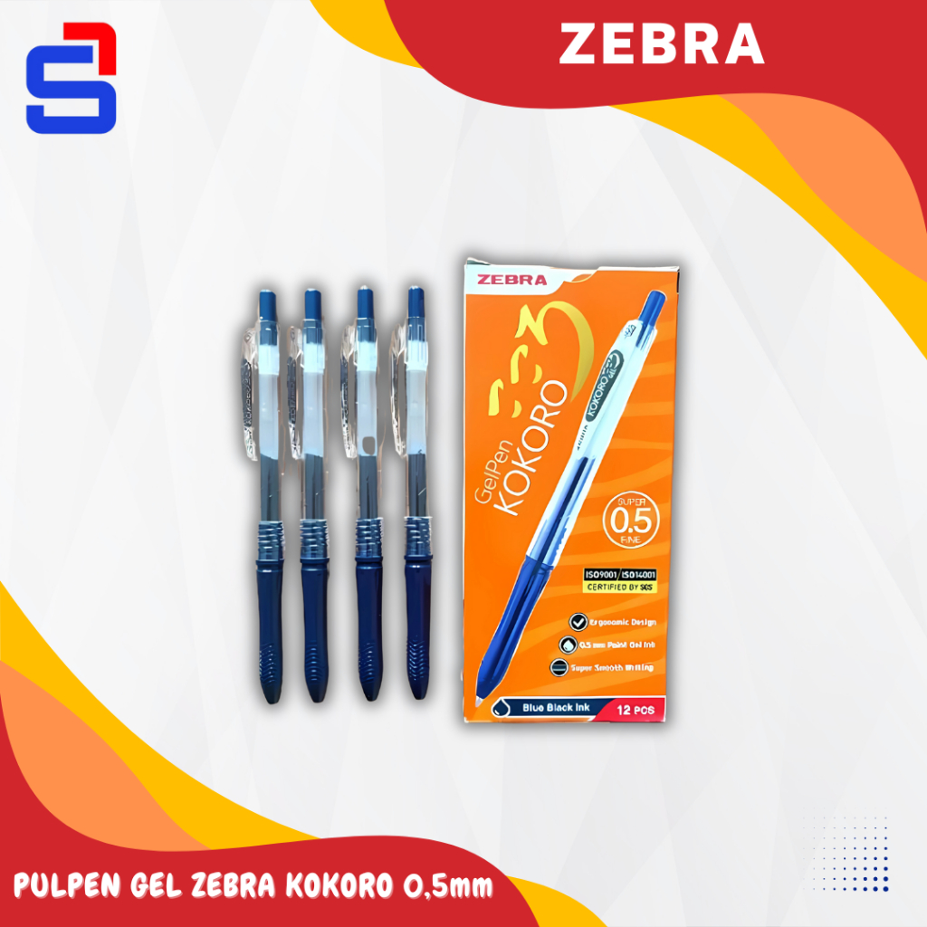 โคโคโระ เจลปากกา | Zebra Kokoro Gel Color 0,5mm | Shopee Thailand