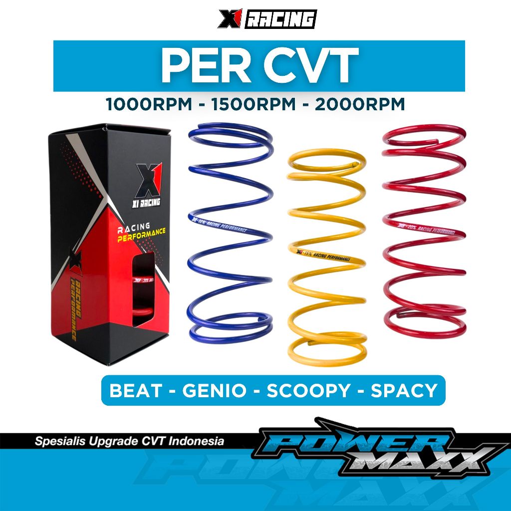 ต่อ CVT 1000 RPM 1500 RPM 2000 RPM X1 RACING - HONDA BEAT GENIO SCOOPY ...