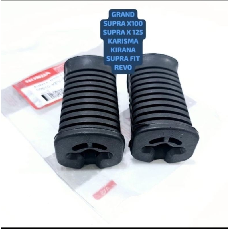Grand SUPRA X100 FRONT STEP RUBBER SUPRA X 125 KARISMA KIRAN SUPRA FIT ...