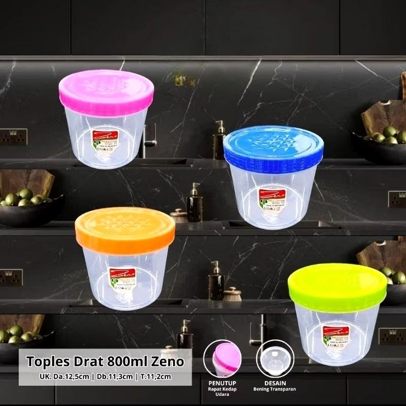 [1 โหล]ทอง OX กระปุกพลาสติก Drat หนา 800ml (ปลอดสาร BPA) | Shopee Thailand