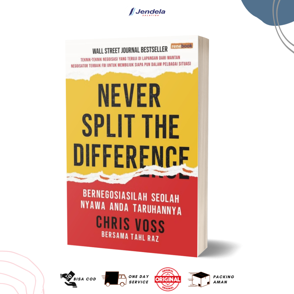 หนังสือ Never Split The Difference โดย Chris Voss with Tahl Raz ...