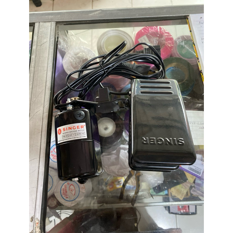 MESIN Singer 150 วัตต์ จักรเย็บผ้า Dynamo + เท้าเหยียบ | มอเตอร์จักร ...