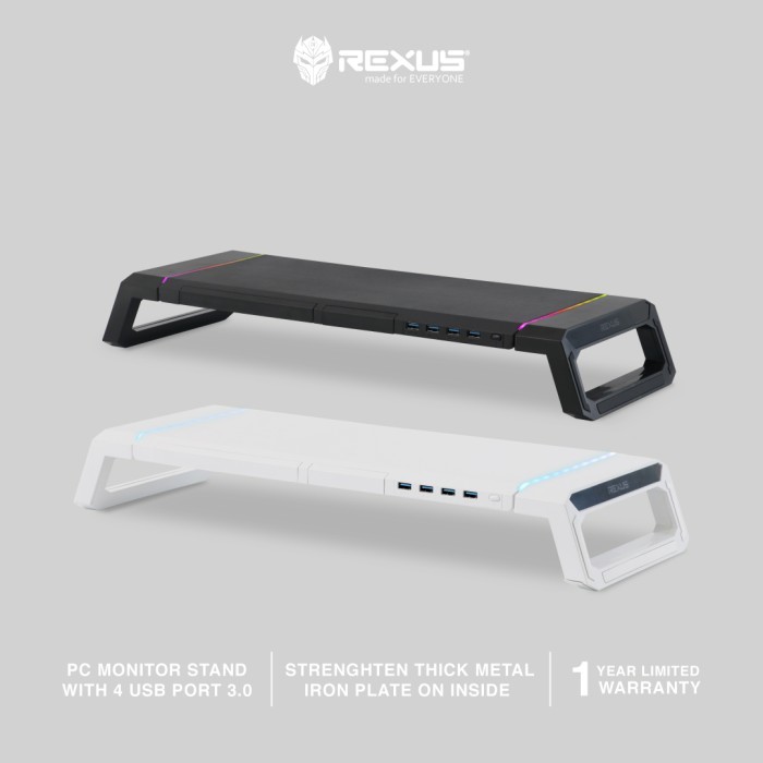 Rexus FP03 Trant Usb 3.0 RGB Desk Monitor Stand / Rexus Monitor Stand ...