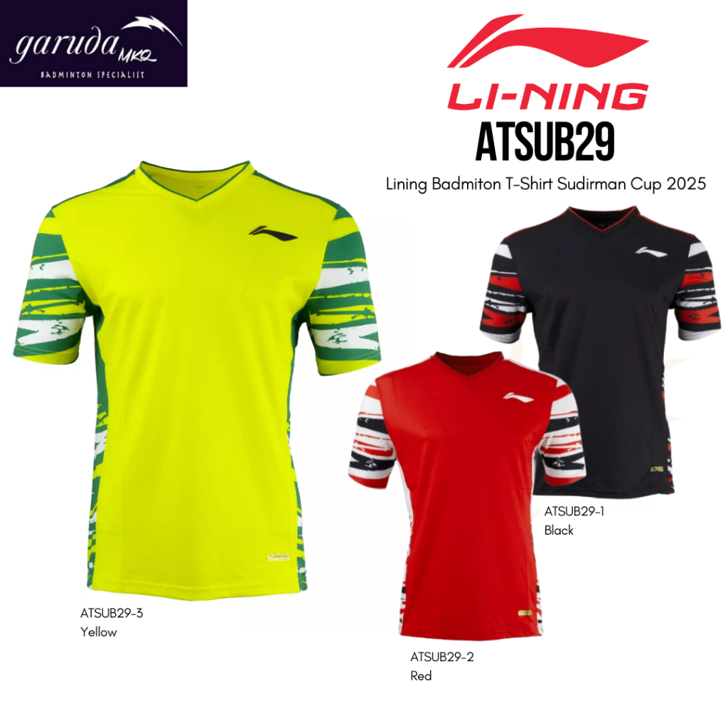 LINING Suudirman Cup 2025 ATSUB29 BADMINTON JERSEY / LINING ATSU B29 ...