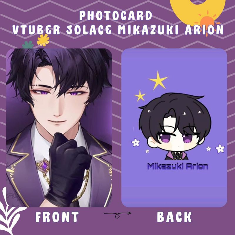 PHOTOCARD VTUBER SOLACE MIKAZUKI ARION PRINT 2 ด้านข้าง | Shopee Thailand
