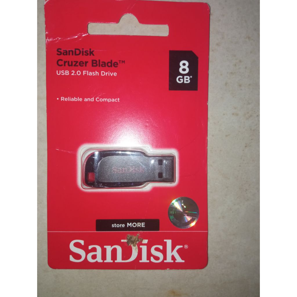 SandDisk 8 GB Cruzer Blade USB 2.0 แฟลชไดรฟ์ | Shopee Thailand