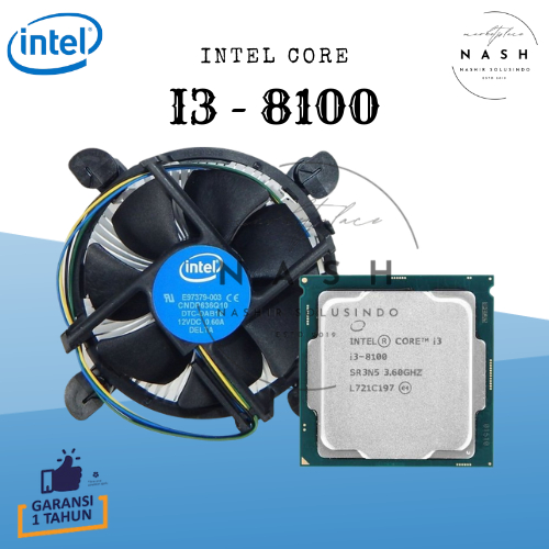 โปรเซสเซอร์ Intel Core i3-8100 3.60 GHz Tray Socket 1151 รับประกัน 1 ปี | Shopee Thailand
