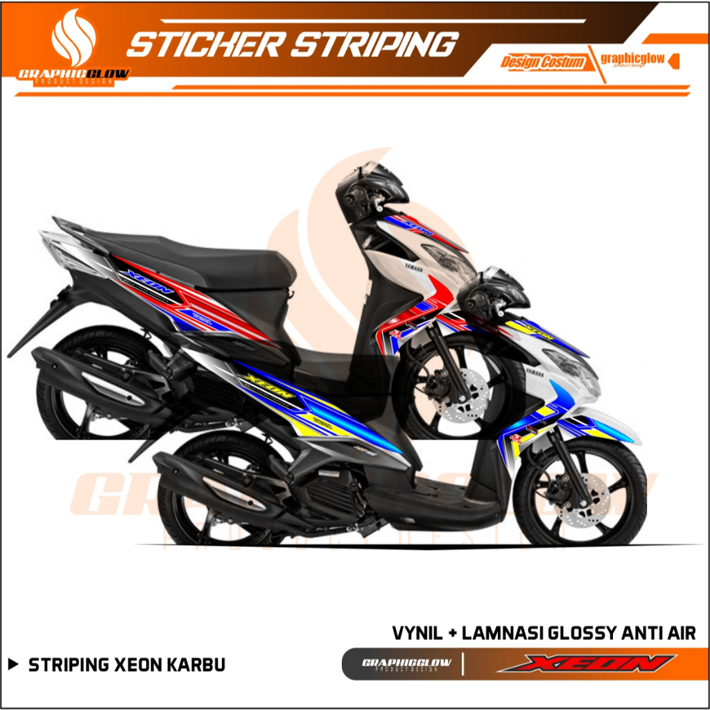 แถบตัวแปร YAMAHA XEON RC KARBU สติ๊กเกอร์แถบ YAMAHA XEON KARBU | Shopee ...