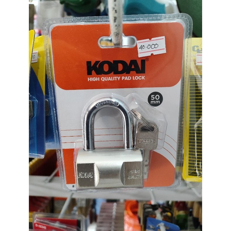 Kodai Padlock Silver Beam รั้วประตู 40 มม.50 มม.60 มม.รอบหมอน Pad Pad ...