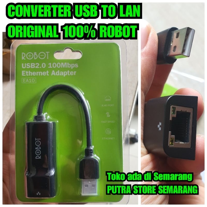 USB to lan ต้นฉบับ 100% Robot Lan เครือข่าย 10/100mbps อะแดปเตอร์ usb ...