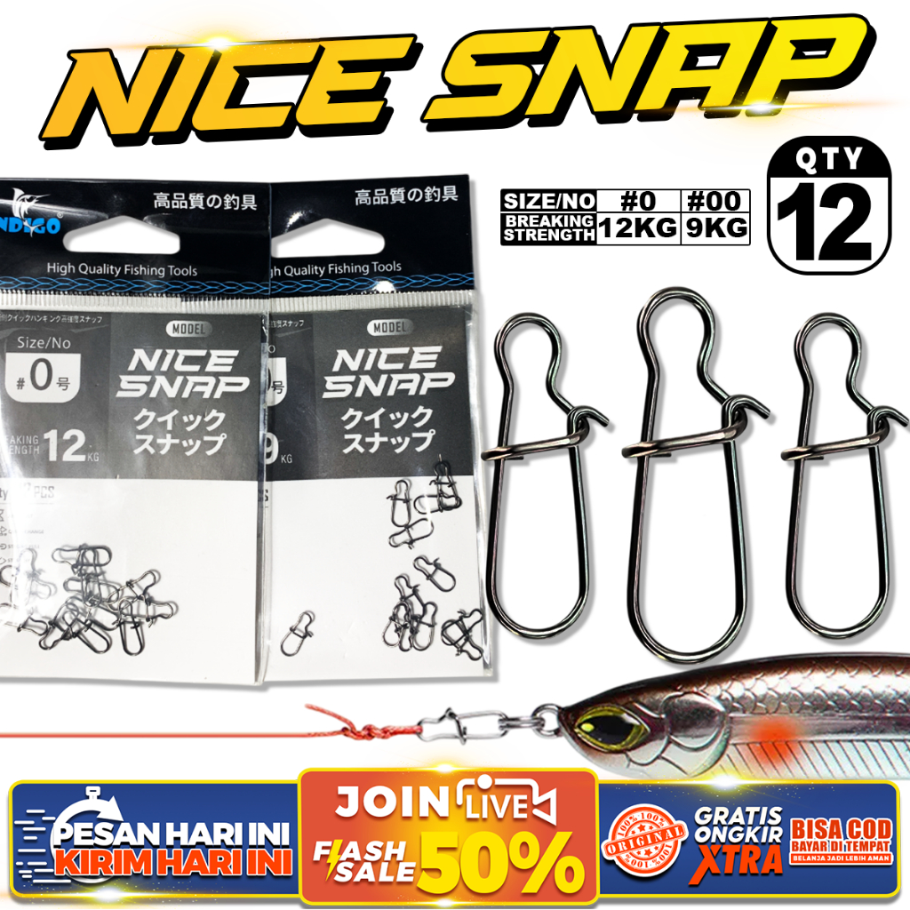Snap FISHING - NICE SNAP INDIGO EXTRA POWER CONNECTION | Shopee Thailand