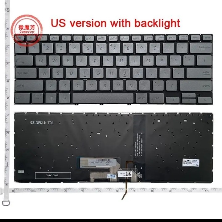 Asus Zenbook Flip 14 UM462 UM462d UM462da คีย์บอร์ด | Shopee Thailand