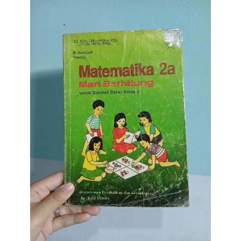 SCHOOL TEXTBOOK SD 90AN, MATHEMATICS 2A LETS COUNTING, CLASS 2 SD ...