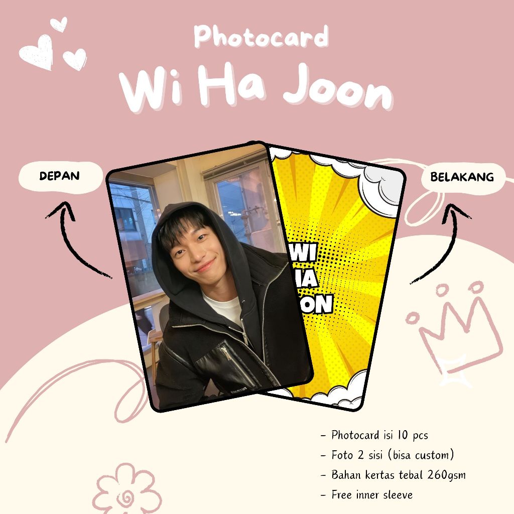 (10 ชิ้น) PHOTOCARD WI HA JOON | Shopee Thailand