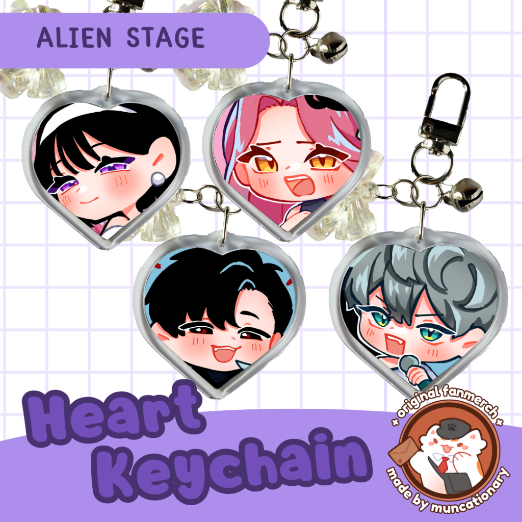 [อนุสาวรีย์] พวงกุญแจหัวใจ Alien Stage Alns Mizi Suae Ivan Till ...
